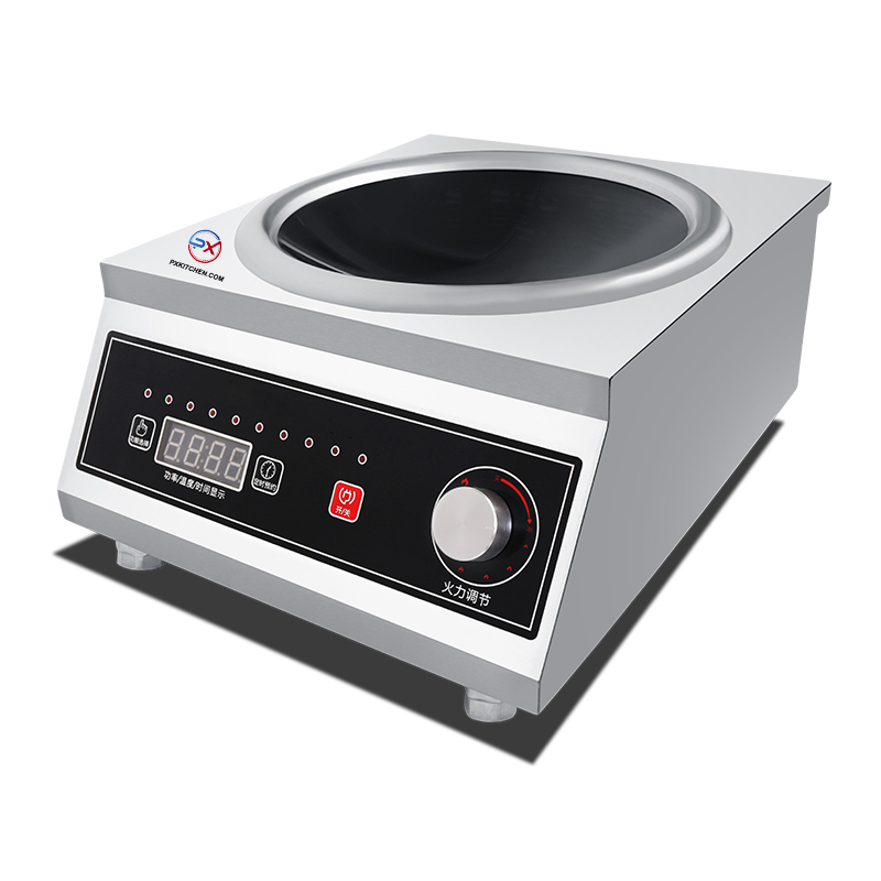 5000W Single Burner Concave Commercial Induction Cooker – PXKITCHEN